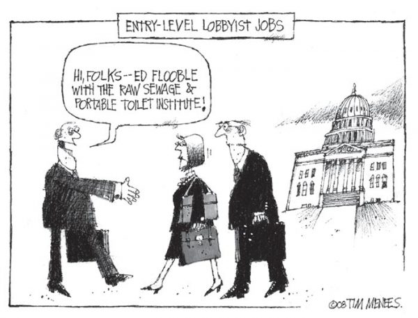 09 win cartoon lobbyist - Pittsburgh Quarterly