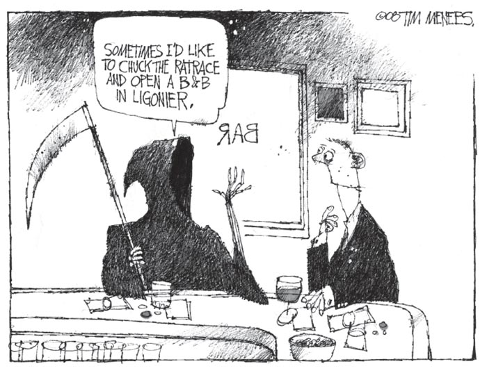 08 fall cartoon ratrace - Pittsburgh Quarterly